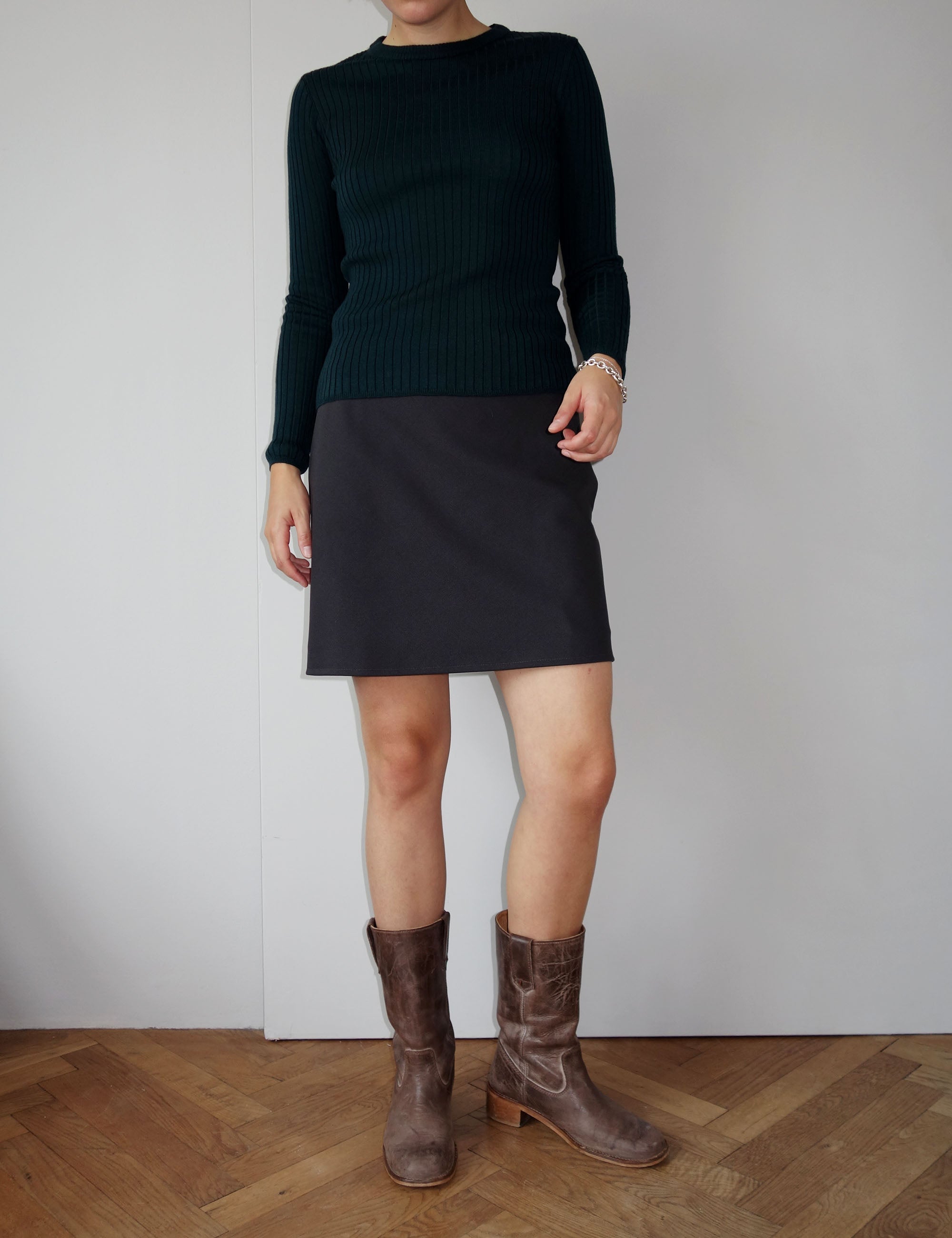 Julia merino knit bottle green – Stig P