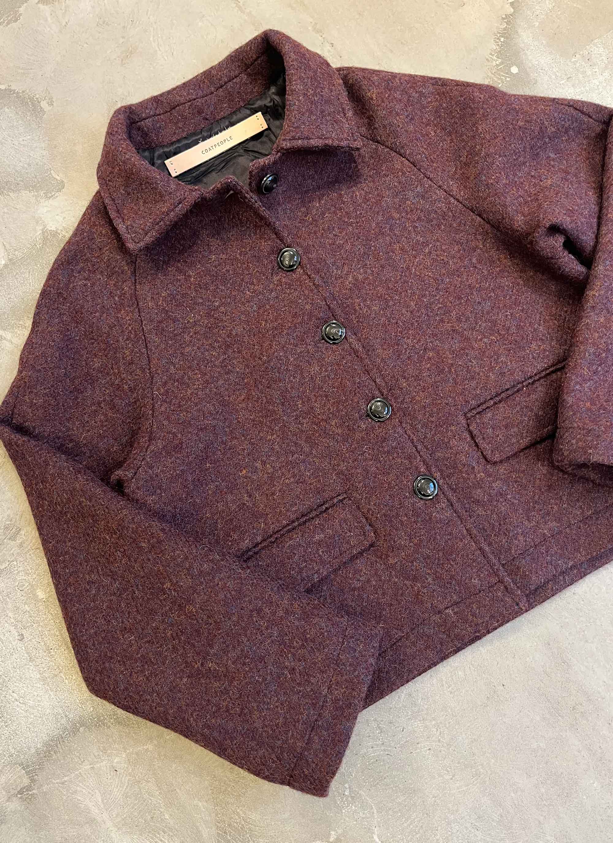 Kristine jacket burgundy melange – Stig P